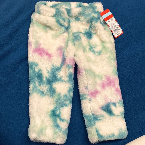 Cat & Jack | Bottoms | Nwt Thick Fuzzy Tiedye Pants Wpockets | Poshmark